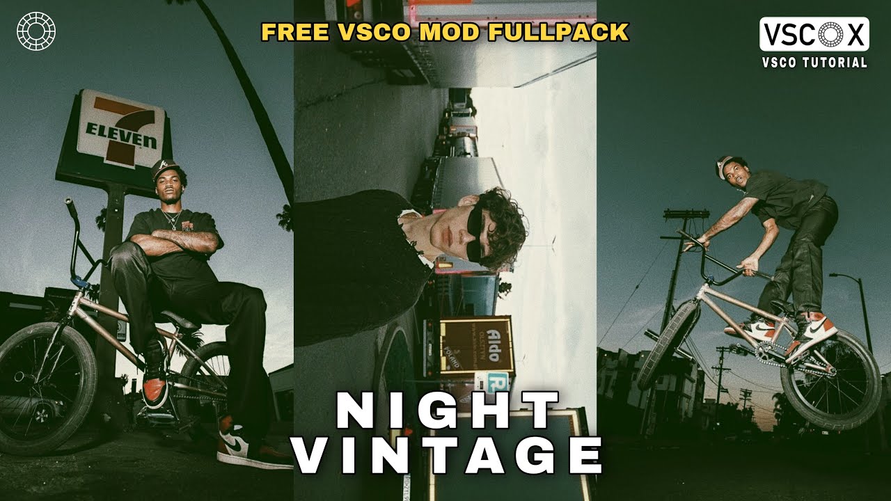 Vsco Tutorial | Cara Edit Foto Night Vintage | Vsco X Fullpack 2023 ...
