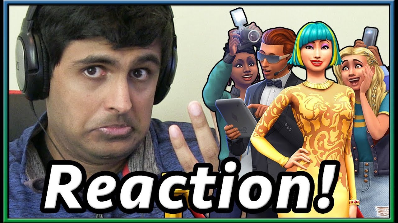 Excited AND Disappointed? FIRST REACTION | The Sims 4: Get Famous ...