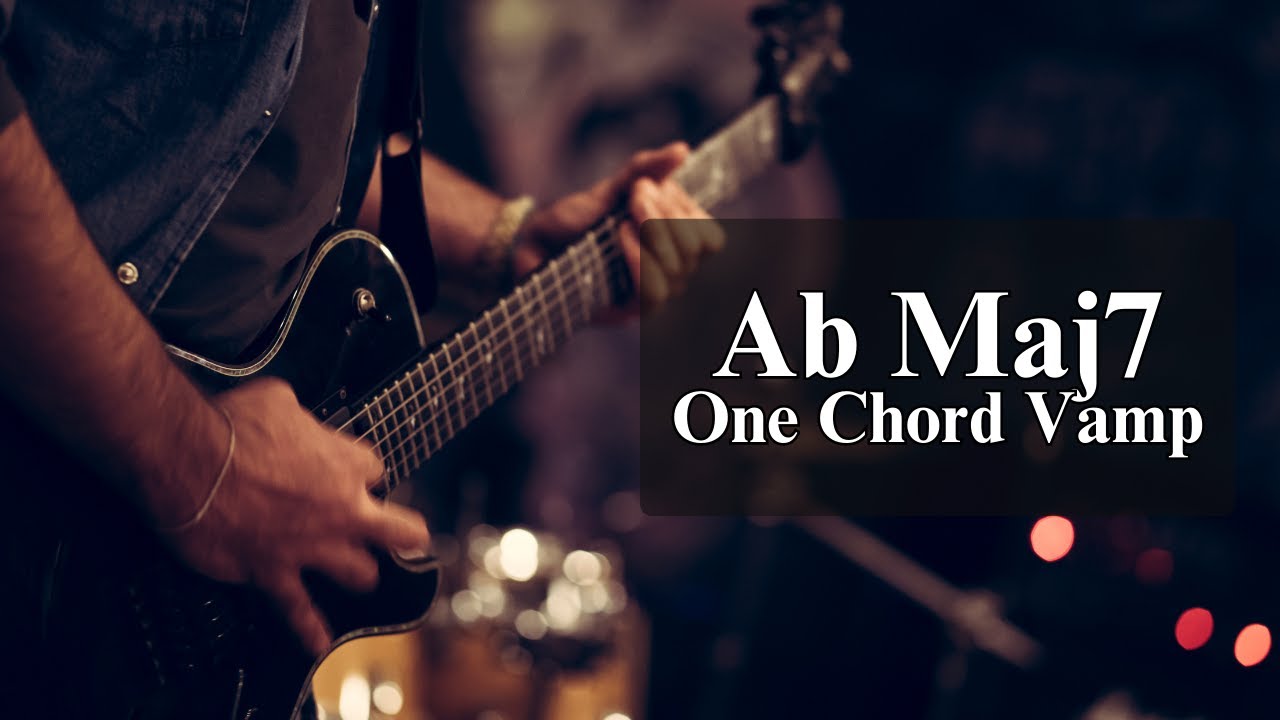 One Chord Vamp Guitar Backing Track Jam in A Flat Major - YouTube