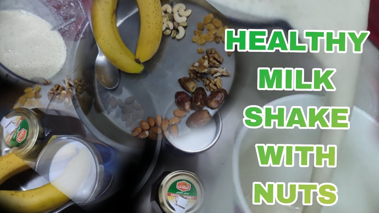 How To Make Milk Shake With Nuts / Amazing benefits/Home Made/#india ...