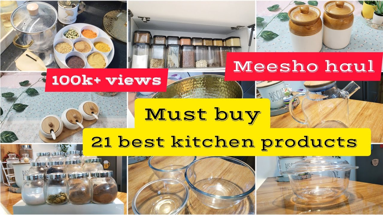 Meesho haul | 21 best kitchen products from meesho | Must buy items ...