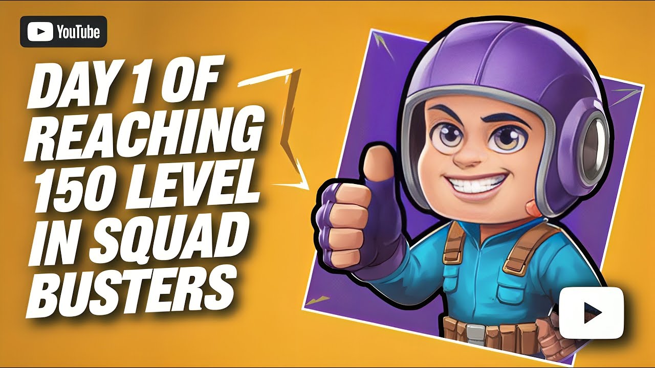 Day 1 of Reaching 150 level in Squad Busters | #squadbusters #supercell ...