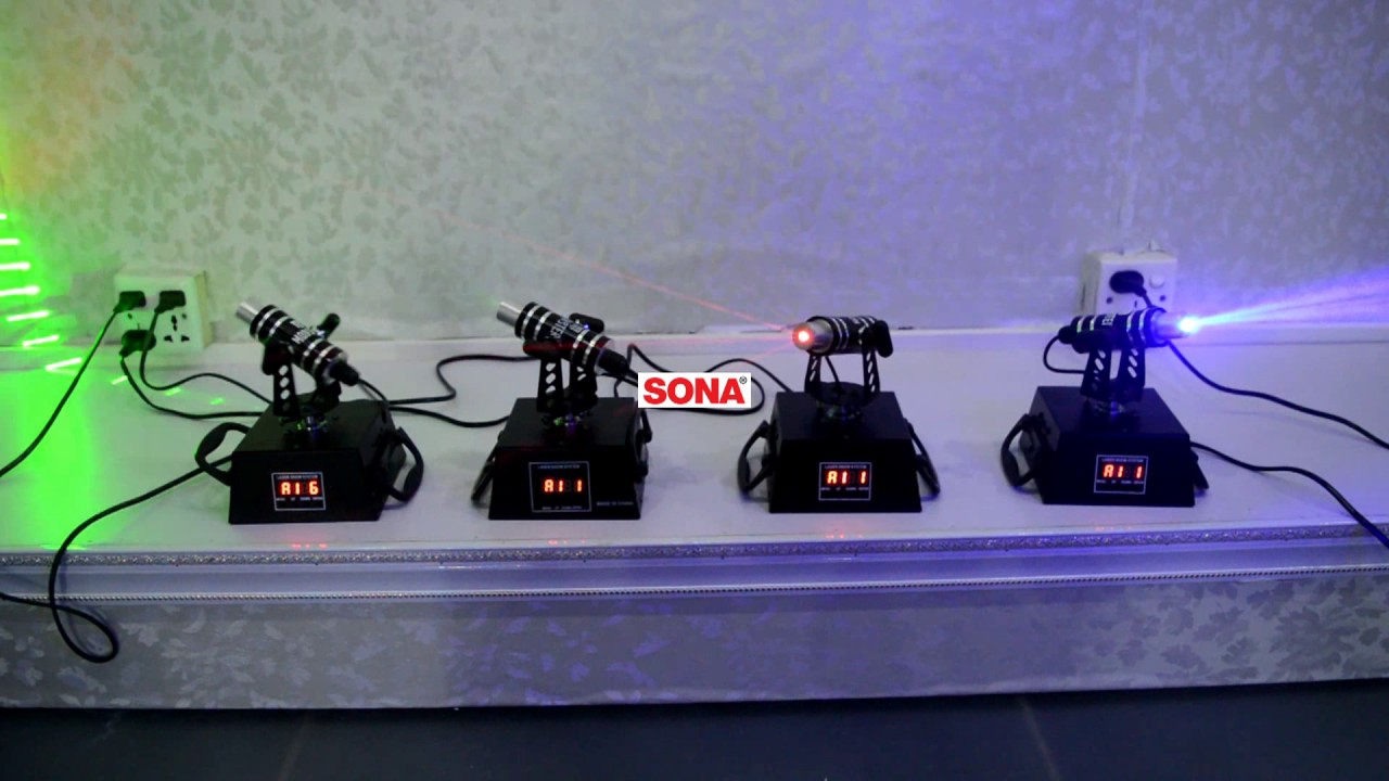 DMX Mini RGB Moving Head Laser - YouTube