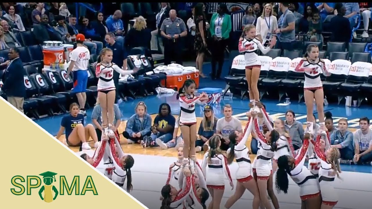 Tribe Cheer Outlaws Halftime Show Event! - YouTube