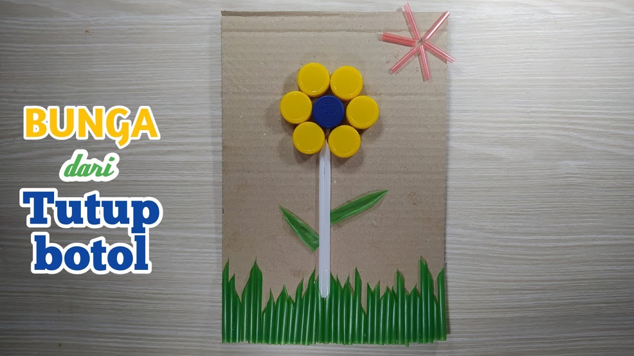 Cara Membuat Bunga Dari Tutup Botol || Kerajinan Dari Tutup Botol Bekas ...