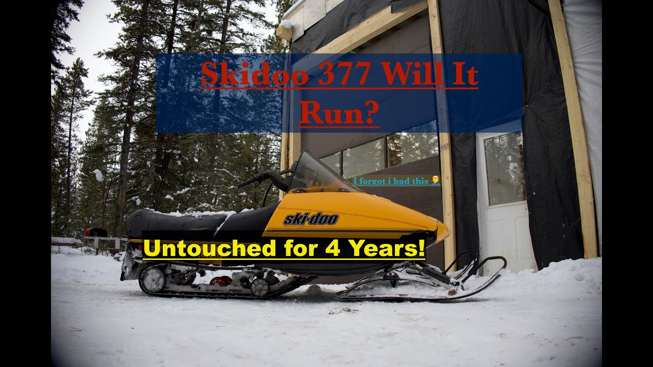 Skidoo 377 | Will It Run? | Snowmobile Pre inspection How To - YouTube