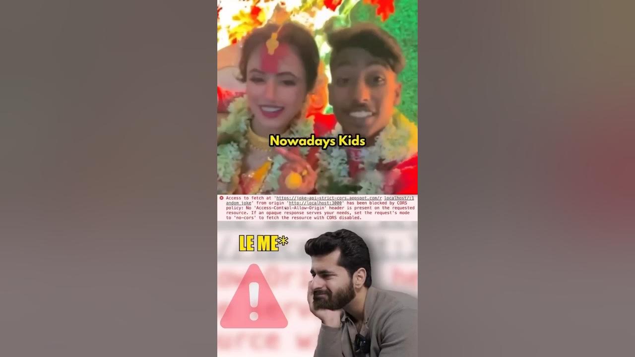 Cors Error Coding Programming Cors Javascript Error Youtube