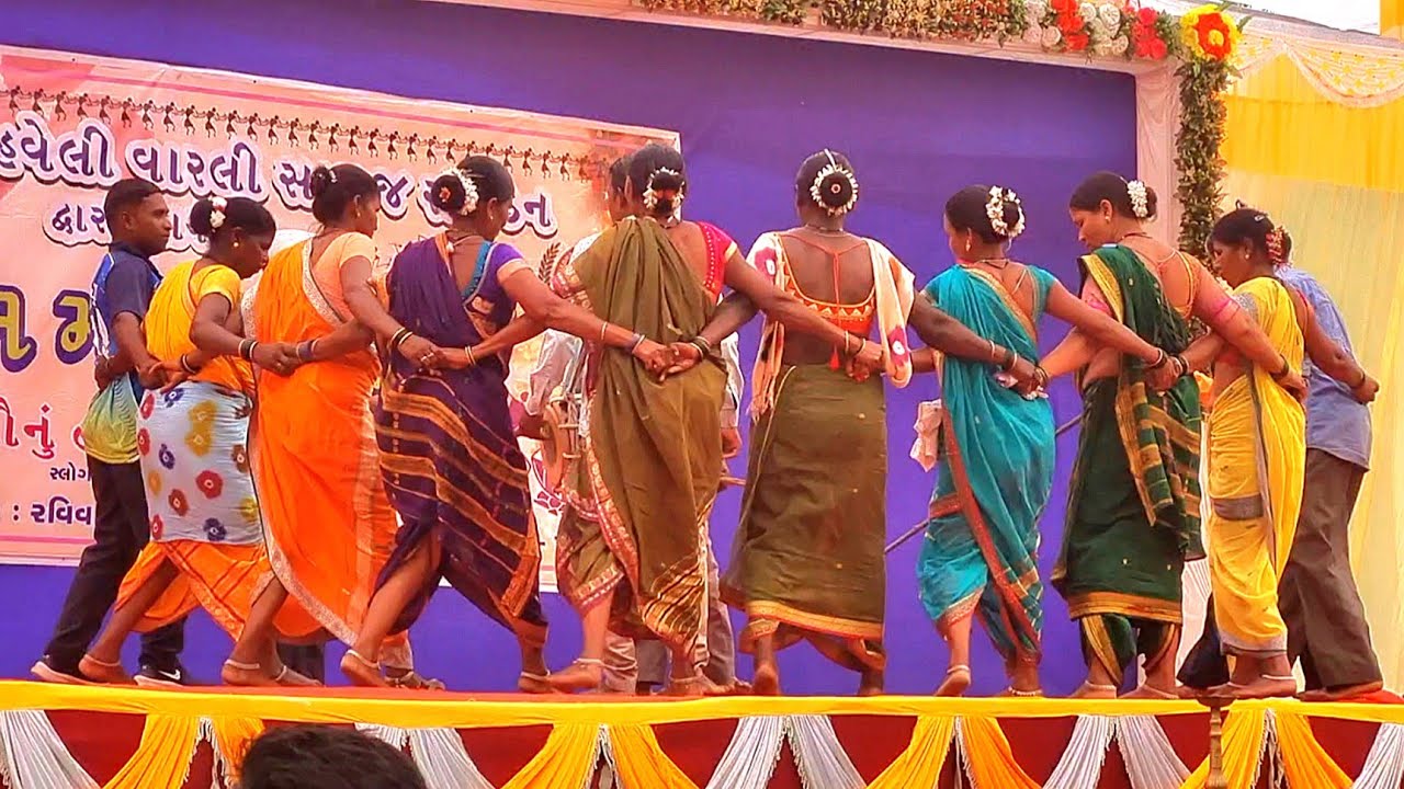 वारली समाज संघठन | तुर नाच | बिंन्द्राबेन खानवेल | Varli Samaj ...