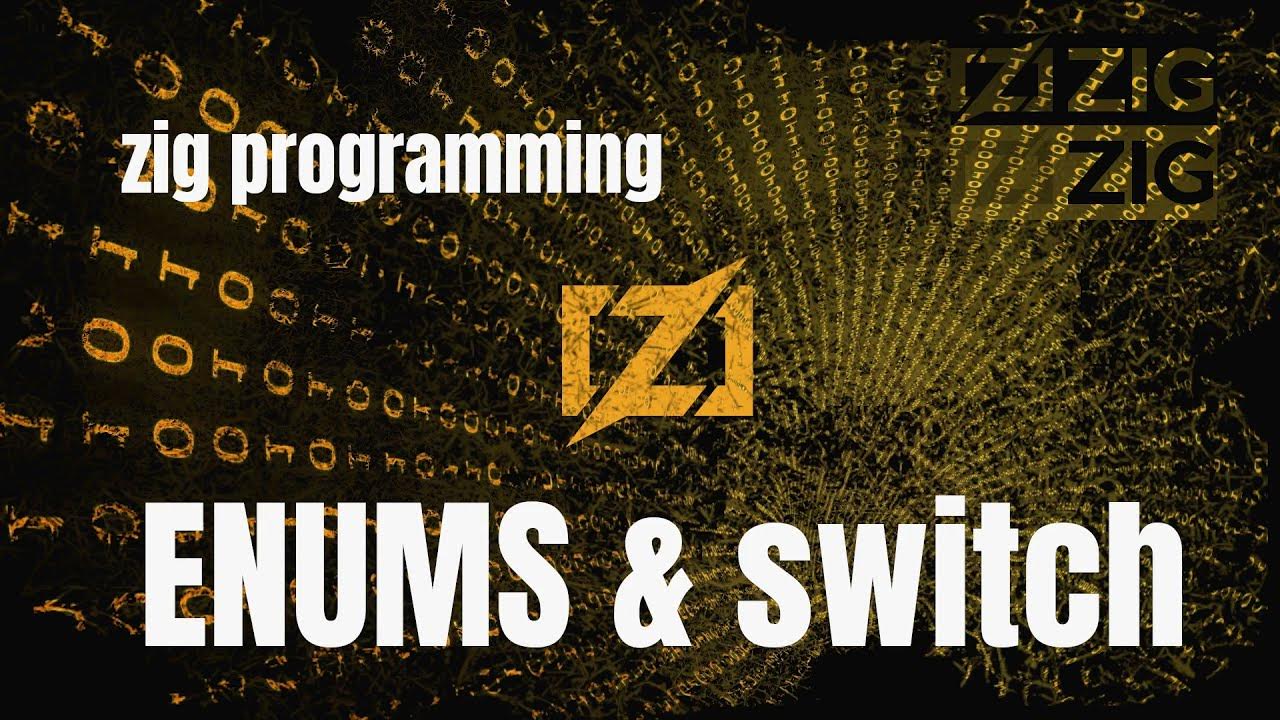 enums in zig programming language - YouTube