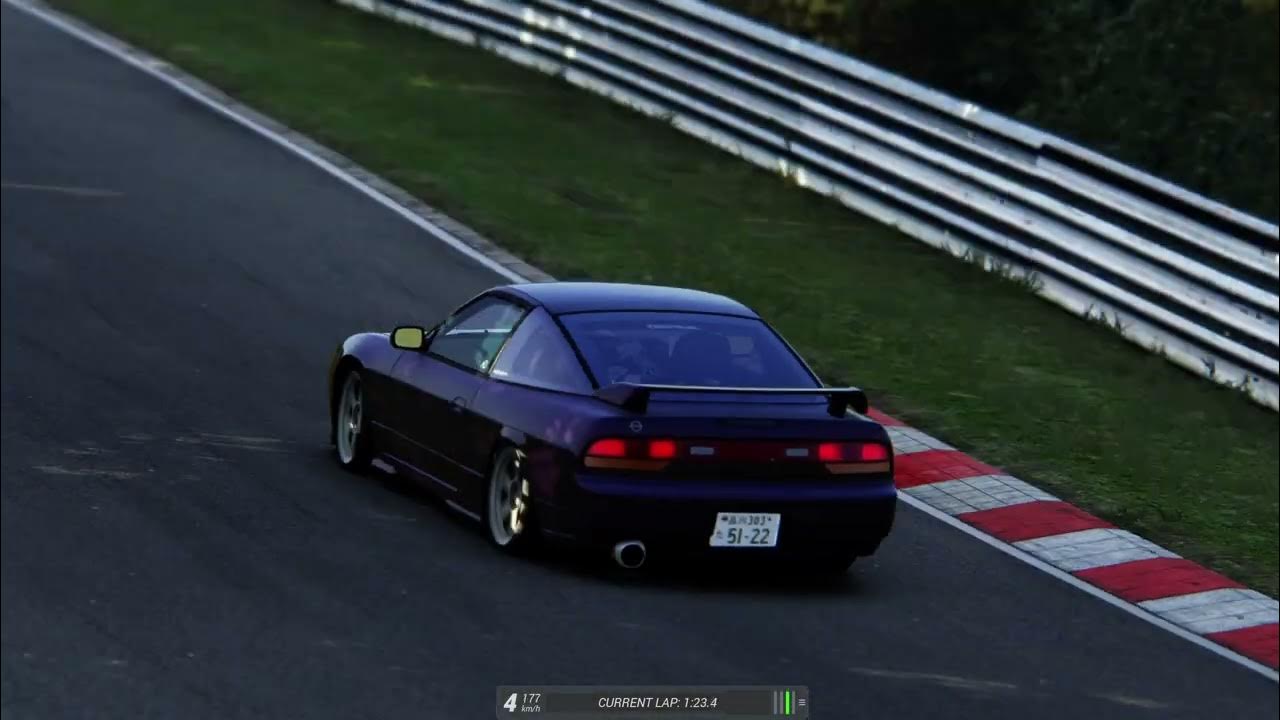 Nissan Sileighty (RPS13) TW Spec - Nurburgring Tourist - #51 7:28.78 Assetto Corsa - YouTube