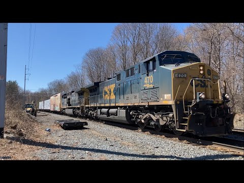 CSX Q436/Y101 East to Framingham. - YouTube