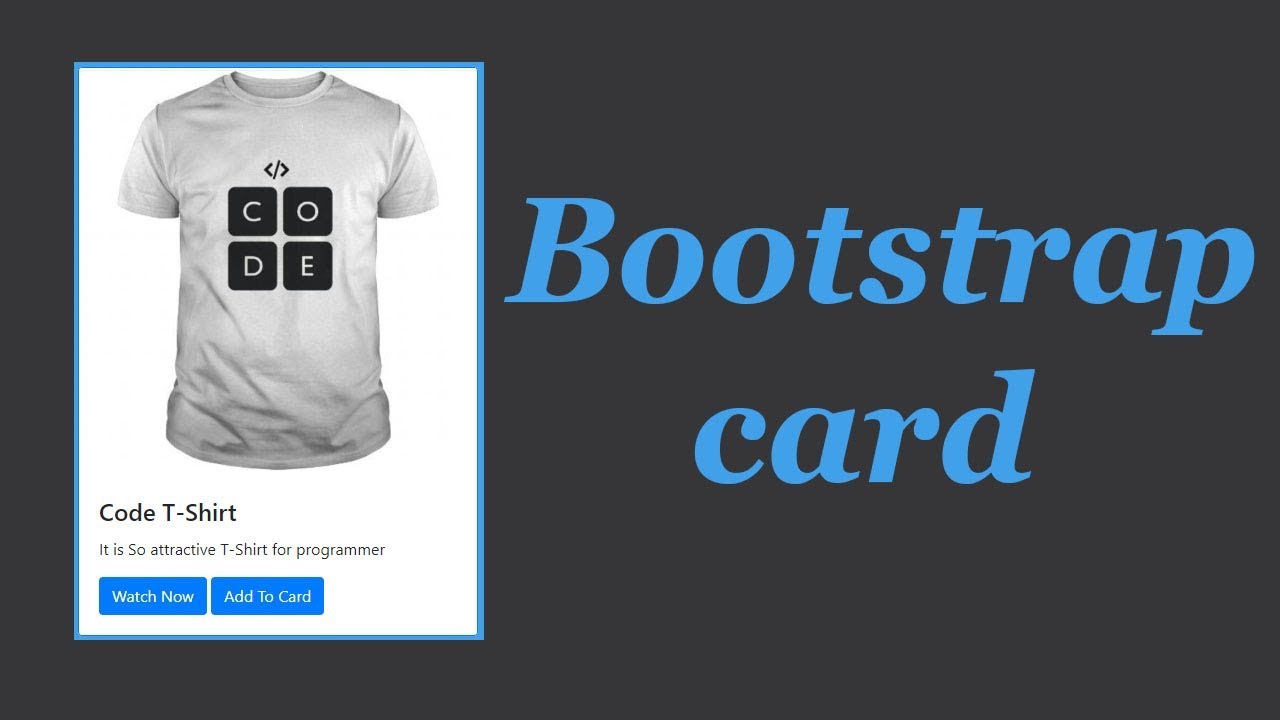 Make responsive product card with bootstrap 👚 - YouTube