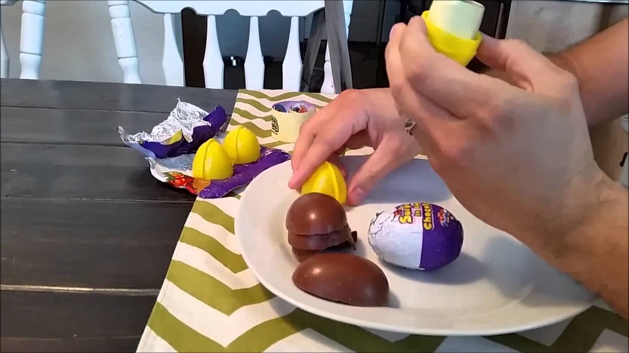 Chocolate Surprise Eggs - Opening 3 Choco Treasure Chocolate Surprise ...