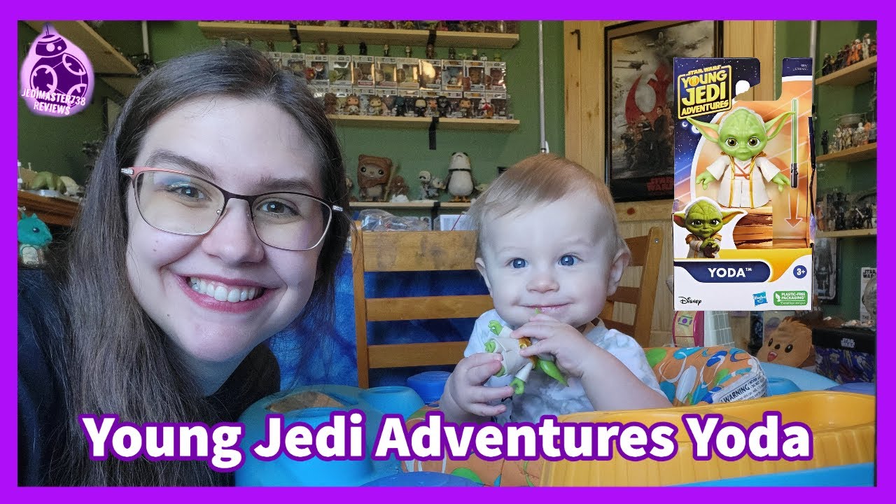 JEDI JACK takes on YODA! | Young Jedi Adventures Yoda Review ...