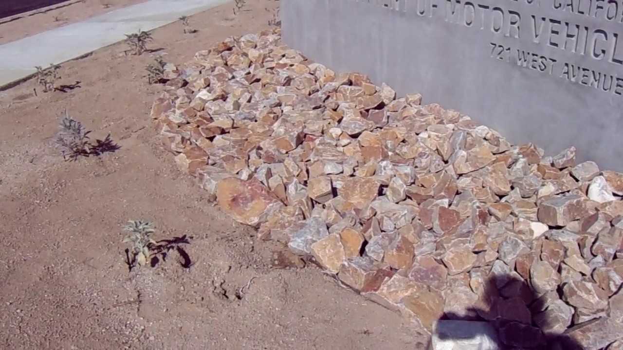 Apache Sunset Rip Rap Rock At Lancaster DMV - YouTube