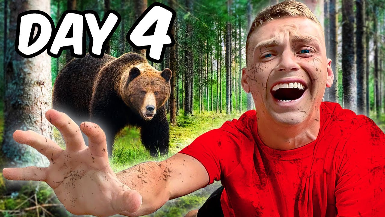Surviving In The Wild For 7 Days: No Food, No Water, No Help - YouTube