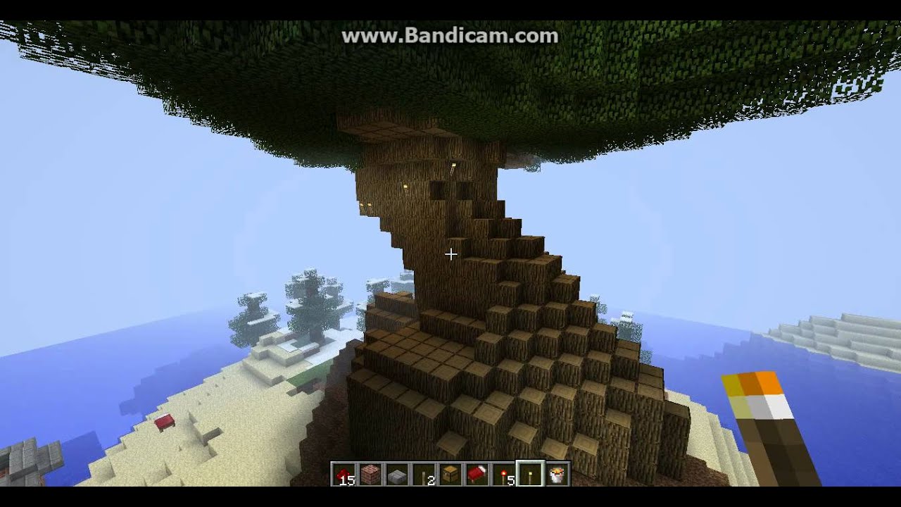 Minecraft: Giant Realistic Tree - YouTube