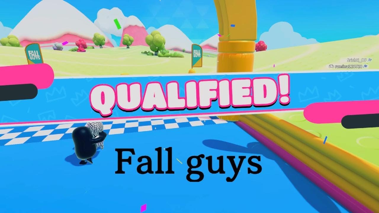 Noob try's to play fall guys on ps5 - YouTube