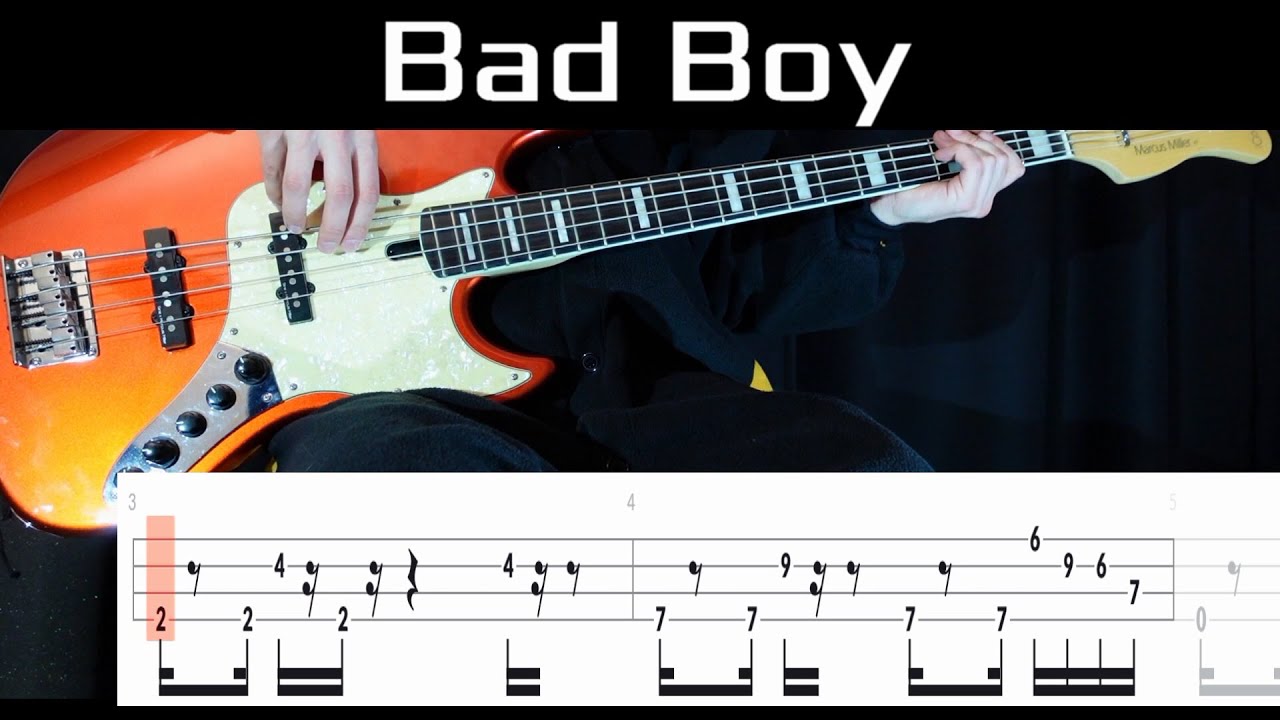 Bad Boy (Red Velvet) - Bass Cover WITH TABS - YouTube