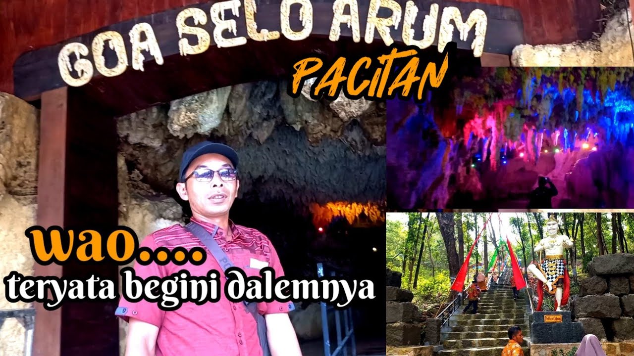 PESONA GOA SELO ARUM PACITAN||PAS BUAT WISATA||INDAH & MENAWAN - YouTube
