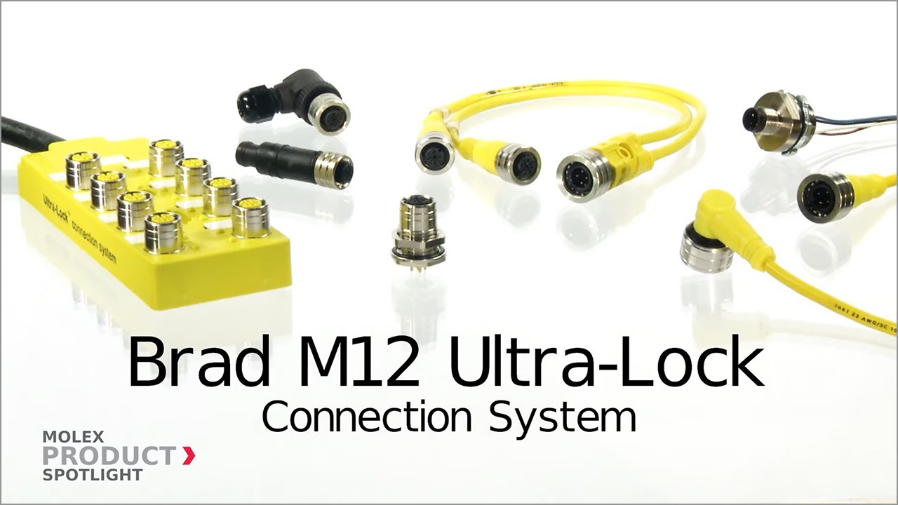 Molex Brad M12 Ultra-Lock System with Snap-In Connectors — Allied ...