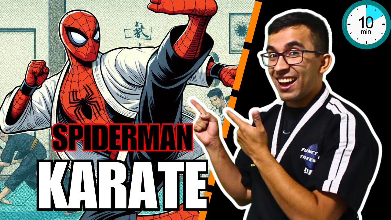 10 Minute Karate For Kids Spider Man Lesson | Dojo Go! - YouTube