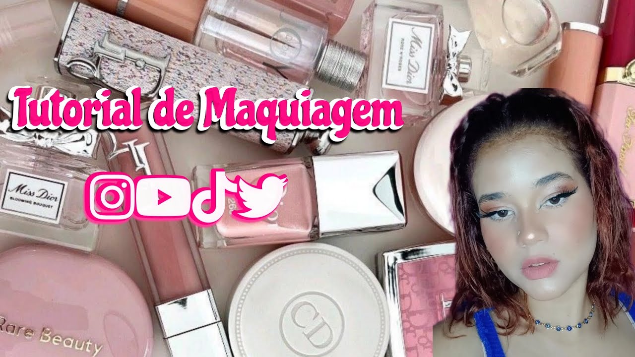 TUTORIAL DE MAKE SIMPLES PRA QUEM NÃO SABE SE MAQUEAR - YouTube