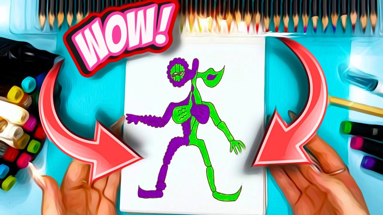 How To Draw Siren Head in The Jester style | Bittergiggle - Garten of ...