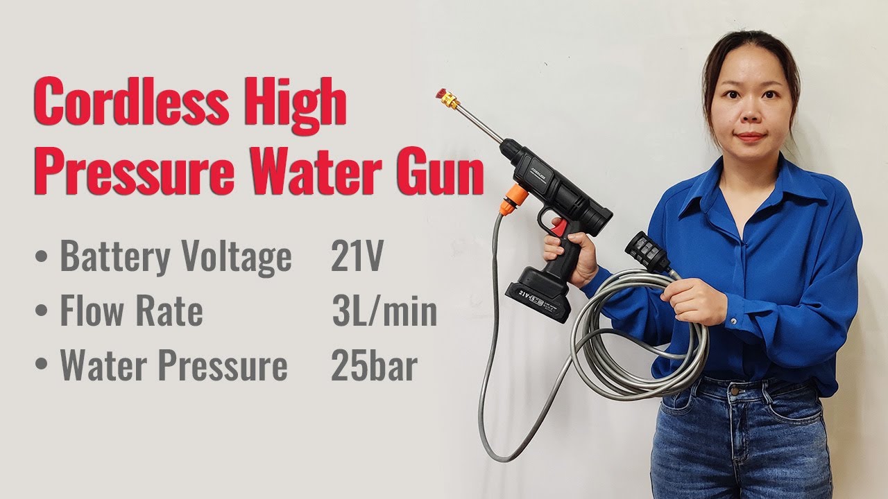 Lithium Battery Portable Car Washer Multi Function Washing Machine High ...