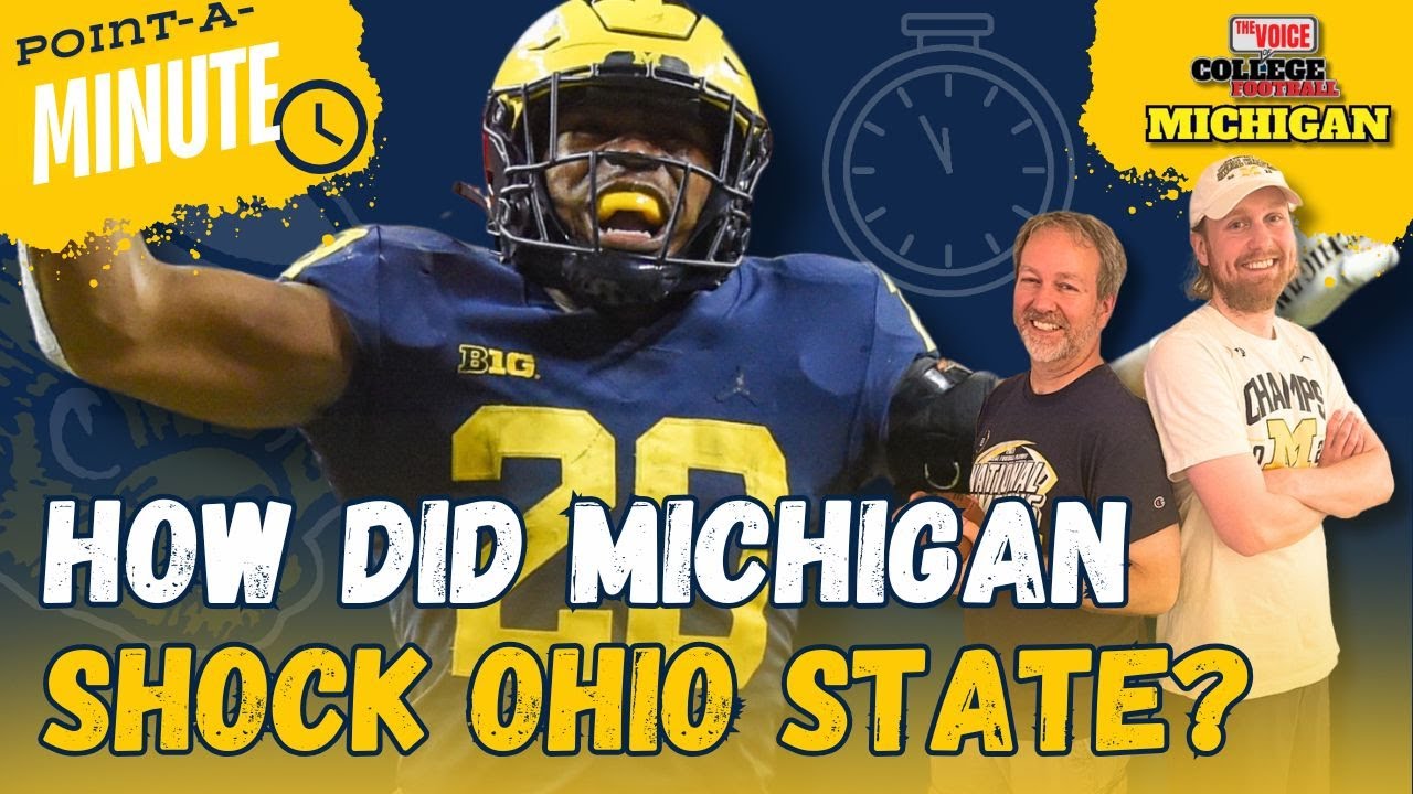 Point-A-Minute: Michigan DEFEATS Ohio State in FUNNIEST way possible ...
