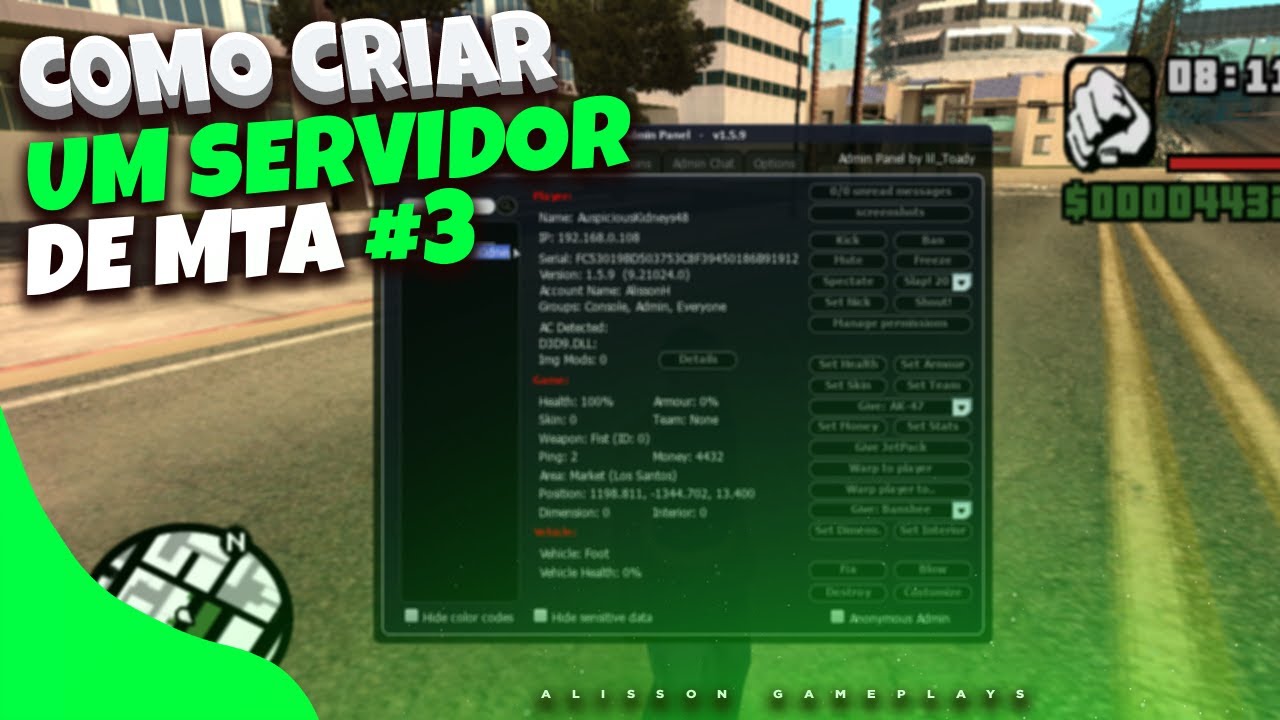 COMO CRIAR UM SERVIDOR DE MTA RP DO ZERO - #3 (Sistema de pegar Mochila ...