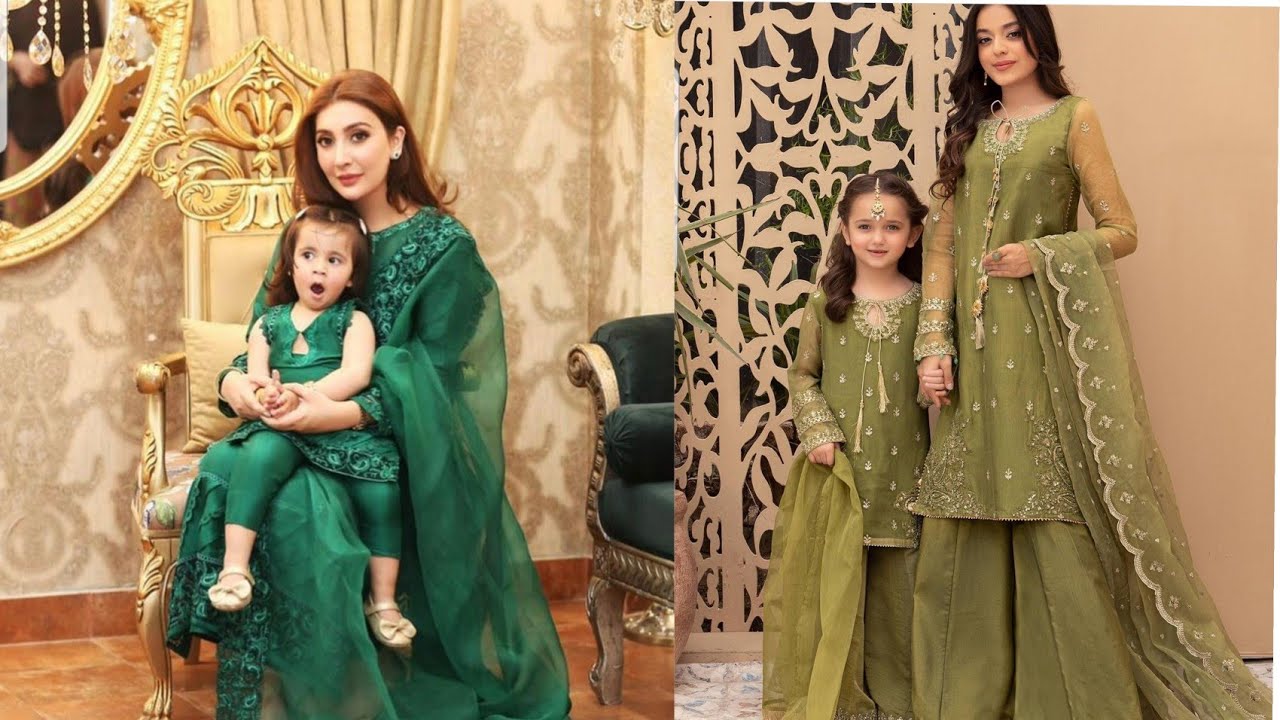 Mother and Daughter same dress design ideas collection |sw fashion ...