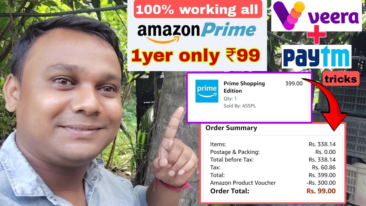 1yer Amazon prime only ₹99 || Get 1year Amazon prime shopping edition ...