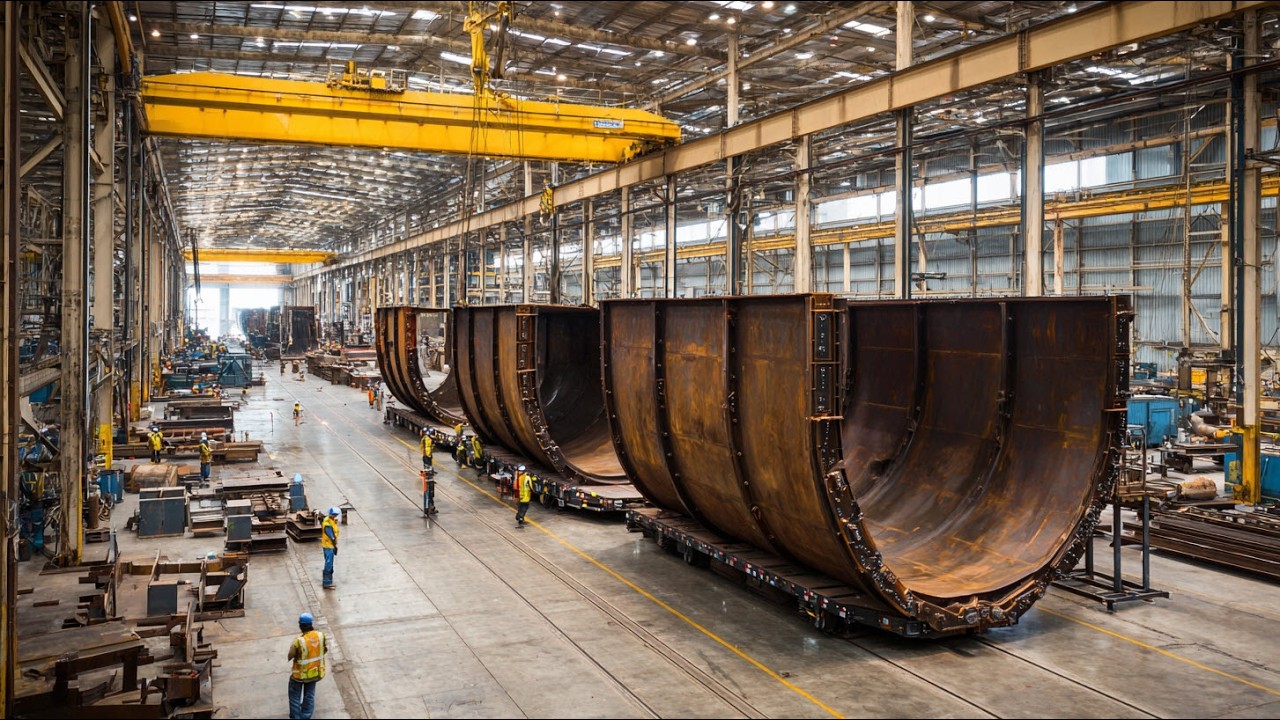 Inside 4-roll Beast Bending Submarine-grade Steel. Full Documentary On ...
