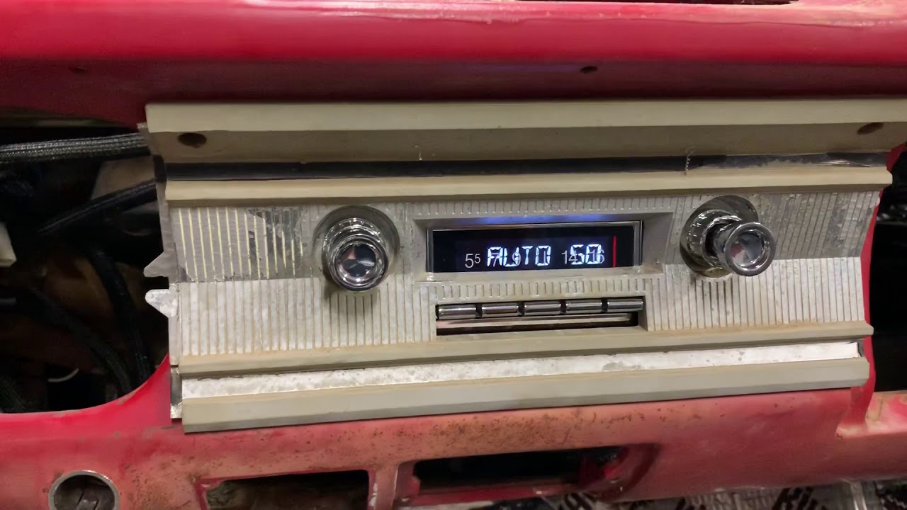 Custom Autosound usa-740 in 1965 Falcon with deluxe dash - YouTube