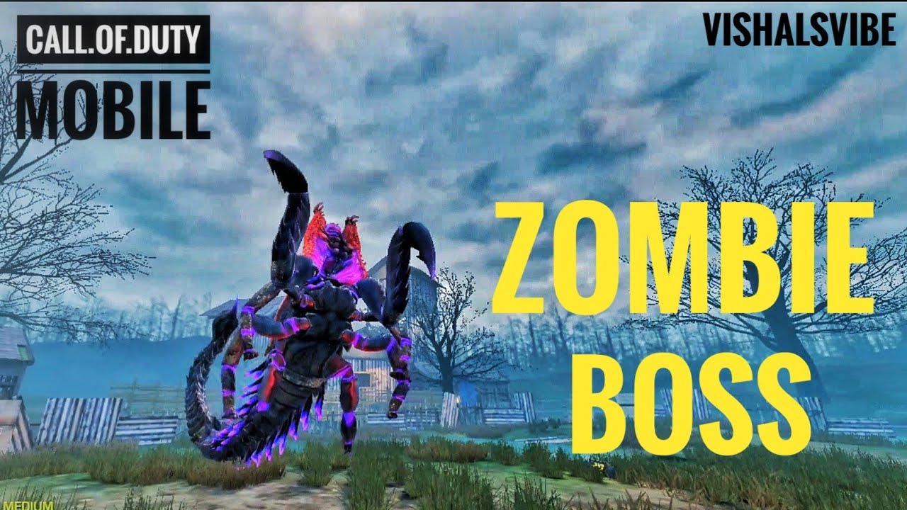 Killing Zombie Boss - Call Of Duty : Mobile - YouTube