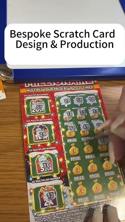 Bespoke Scratch Card Design & Production - YouTube