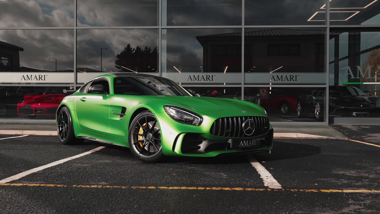 Mercedes-Benz AMG GT-R in Magno Green Hell! - YouTube