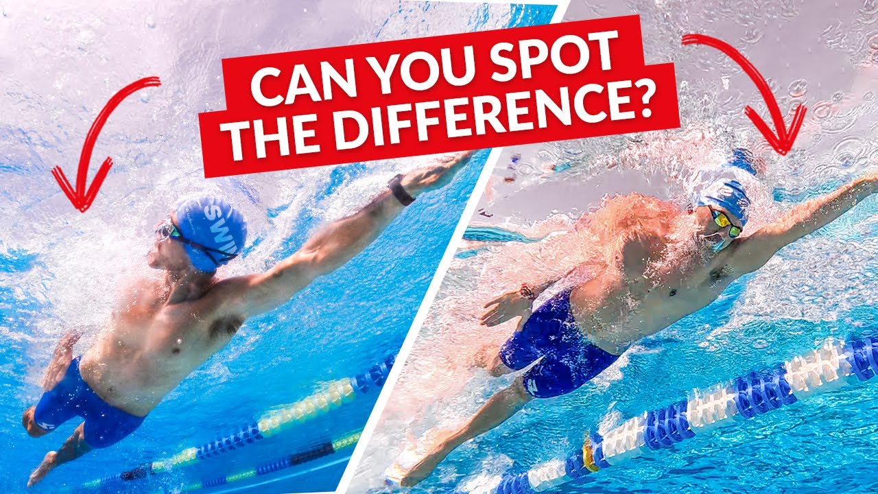 1:20 vs 2:00 Freestyle Pace - Spot the Difference! - YouTube