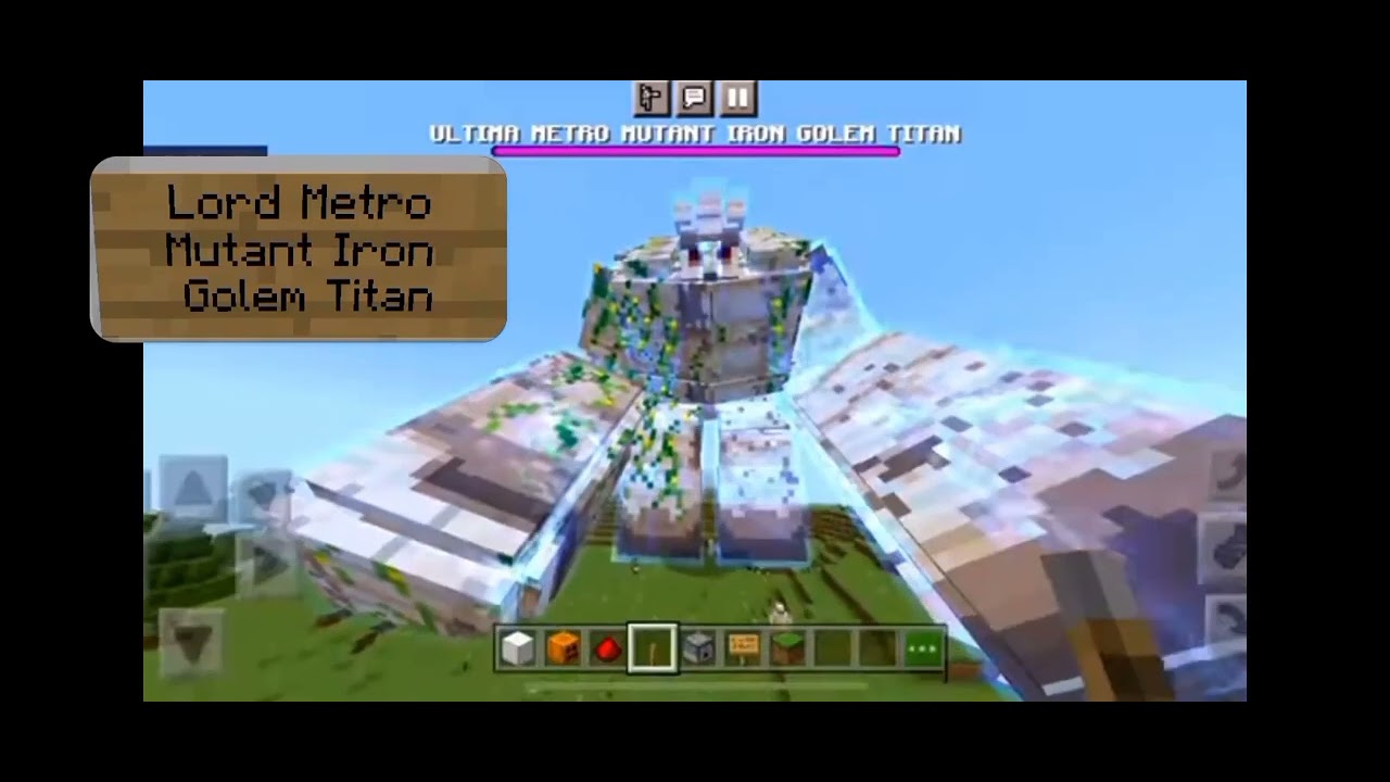 Minecraft All Overlords Titan Warden Titan iron golem Titan creeper vs ...