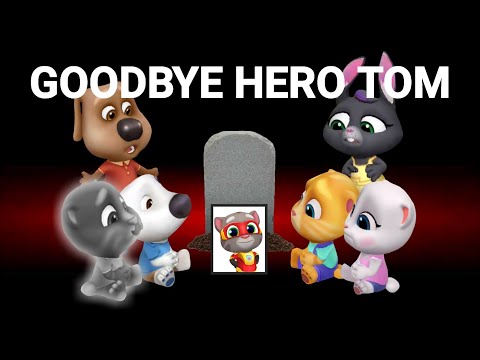 GOODBYE HERO TOM - AMONG US - My Talking Tom Friends - Talking Tom Hero Dash 160324 #1