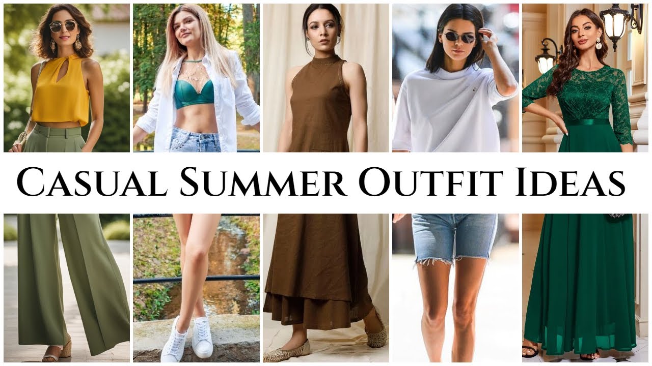 Top 10 Casual Summer Outfits For Women 2024 | How to Style In Summer ...