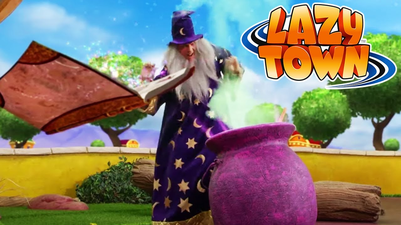 THE WIZARD HALLOWEEN | Lazy Town | NEW CLIP - YouTube