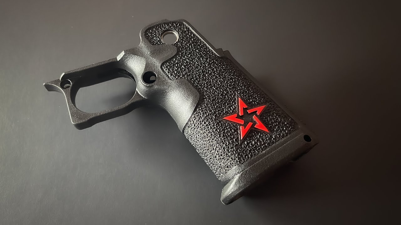 Stippling a Staccato 2011 C2 Grip - YouTube