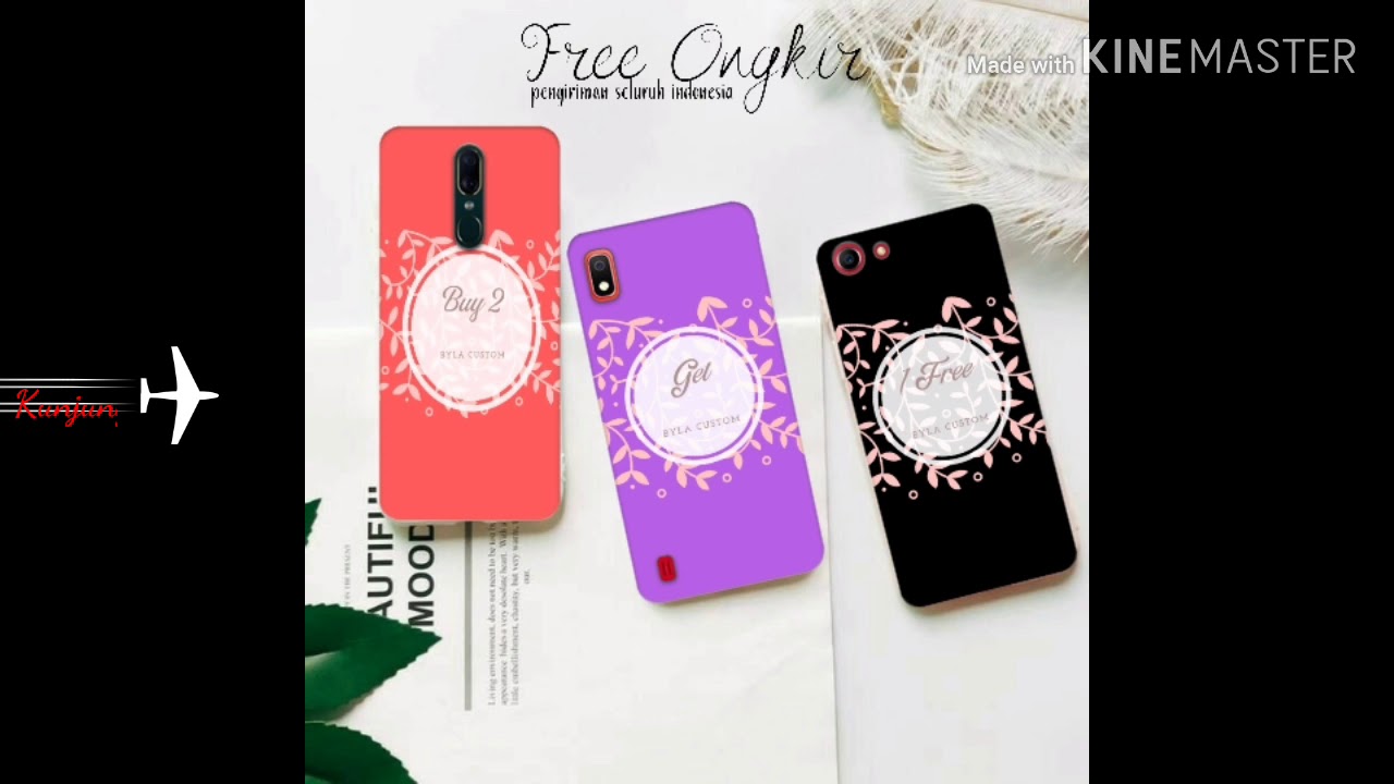 Custom case hp bisa request desain dan bisa pasang foto sendiri - YouTube