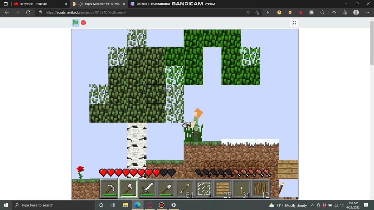 Paper Minecraft v11.6 (Minecraft 2D) PART 1 - GETTING STARTED! - YouTube