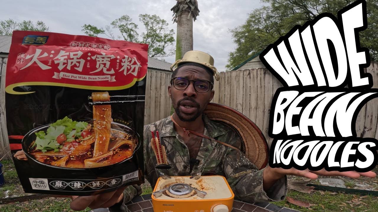 EXPLORING THE TASTE OF HOT POT WIDE BEAN NOODLES - YouTube