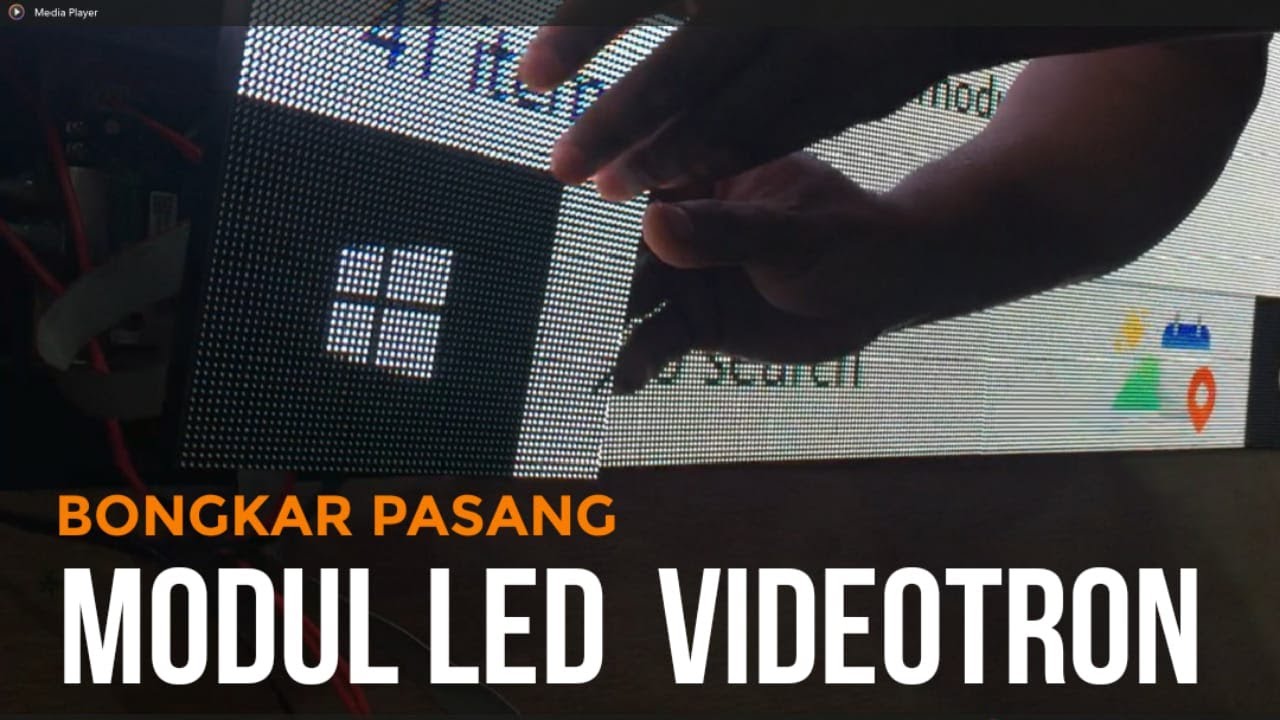 Seperti ini cara bongkar pasang modul LED videotron - YouTube