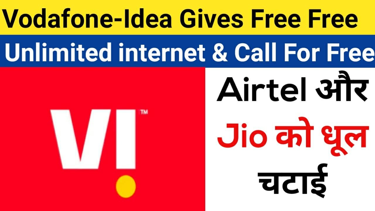 Vodafone-Idea Gives Free Sim Card With Unlimited Internet and Call Free ...