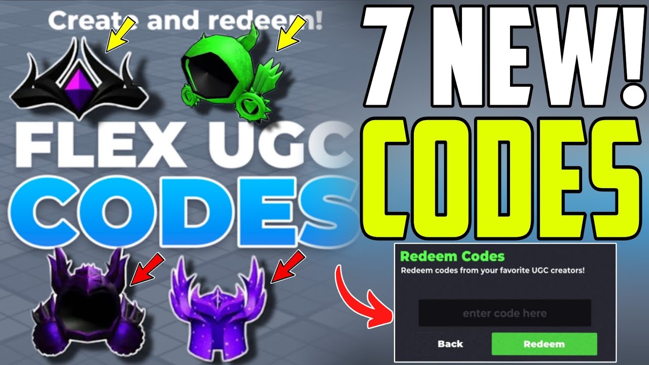 UPDATE!! *NEW* ⚠️ FLEX UGC CODES IN 2024 - ROBLOX FLEX UGC CODES 2024 ...